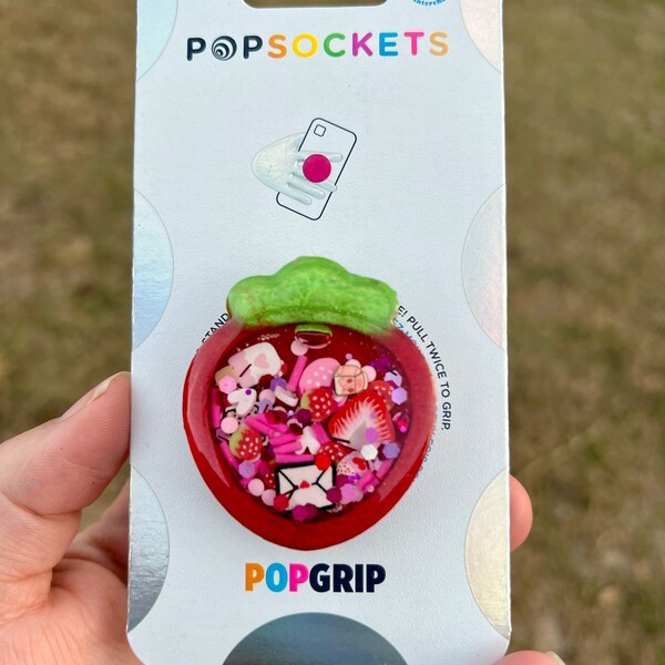 Strawberry Popsocket - Etsy