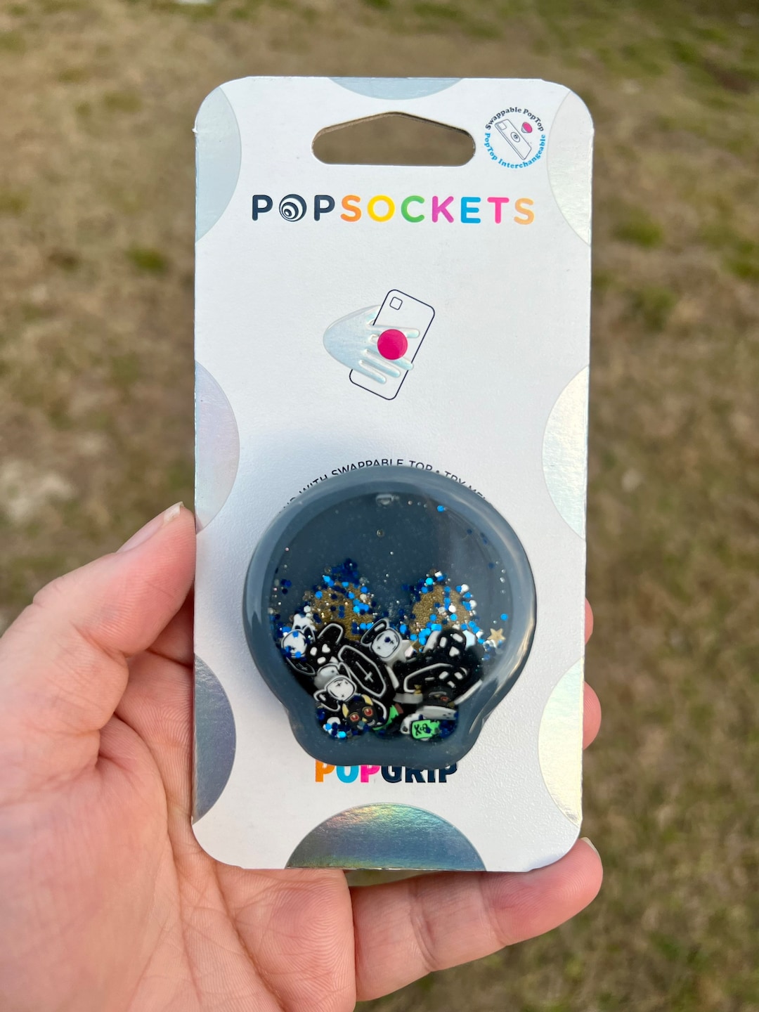 Popsocket™ Popgrip Phone Grip LITTLE SKULLY SHAKER Skeleton Skull ...