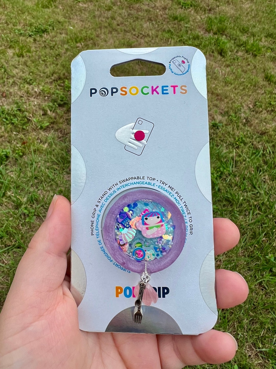 Popsocket™ Popgrip UNDER THE SEA | Mermaid and Friends Shaker Fish ...