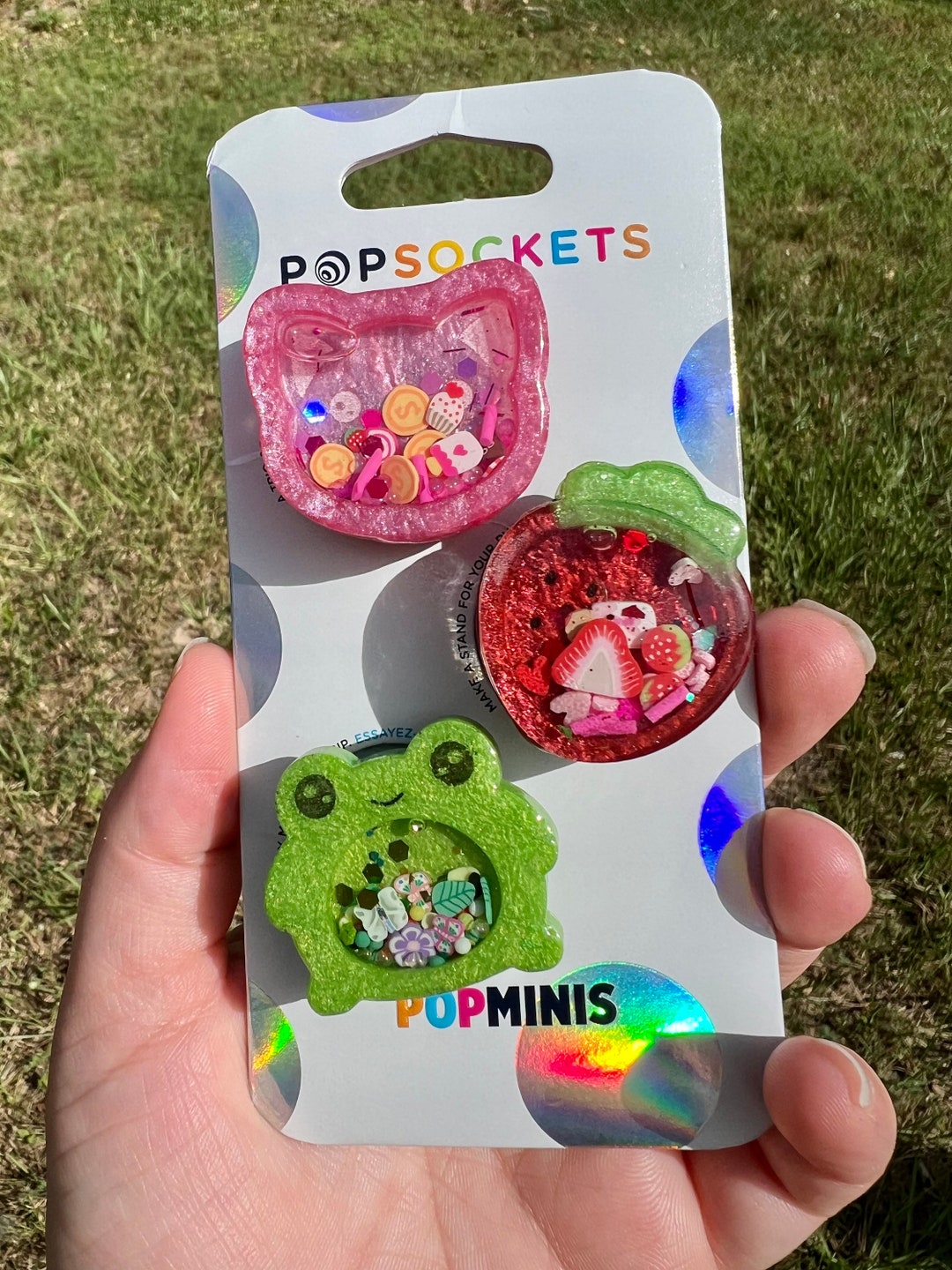 Popsocket™ Popminis Phone Grip PERFECT PIGGY TRIO Phone Grip Baby Frog ...