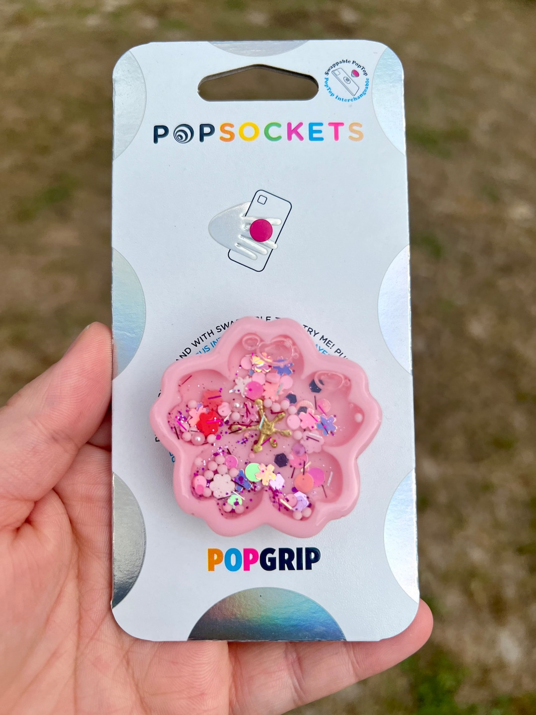 Popsocket ™ Popgrip SAKURA FLOWER L Pastel Phone Grip Kawaii Cherry ...