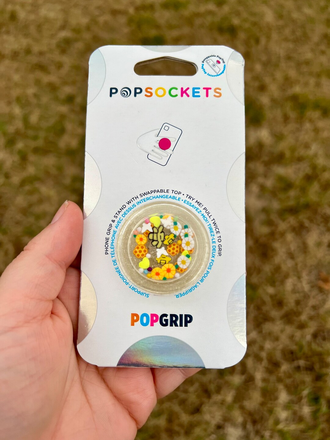 Popsocket™ Popgrip Swappable Top BUMBLE BEE Phone Grip Shaker Honey ...