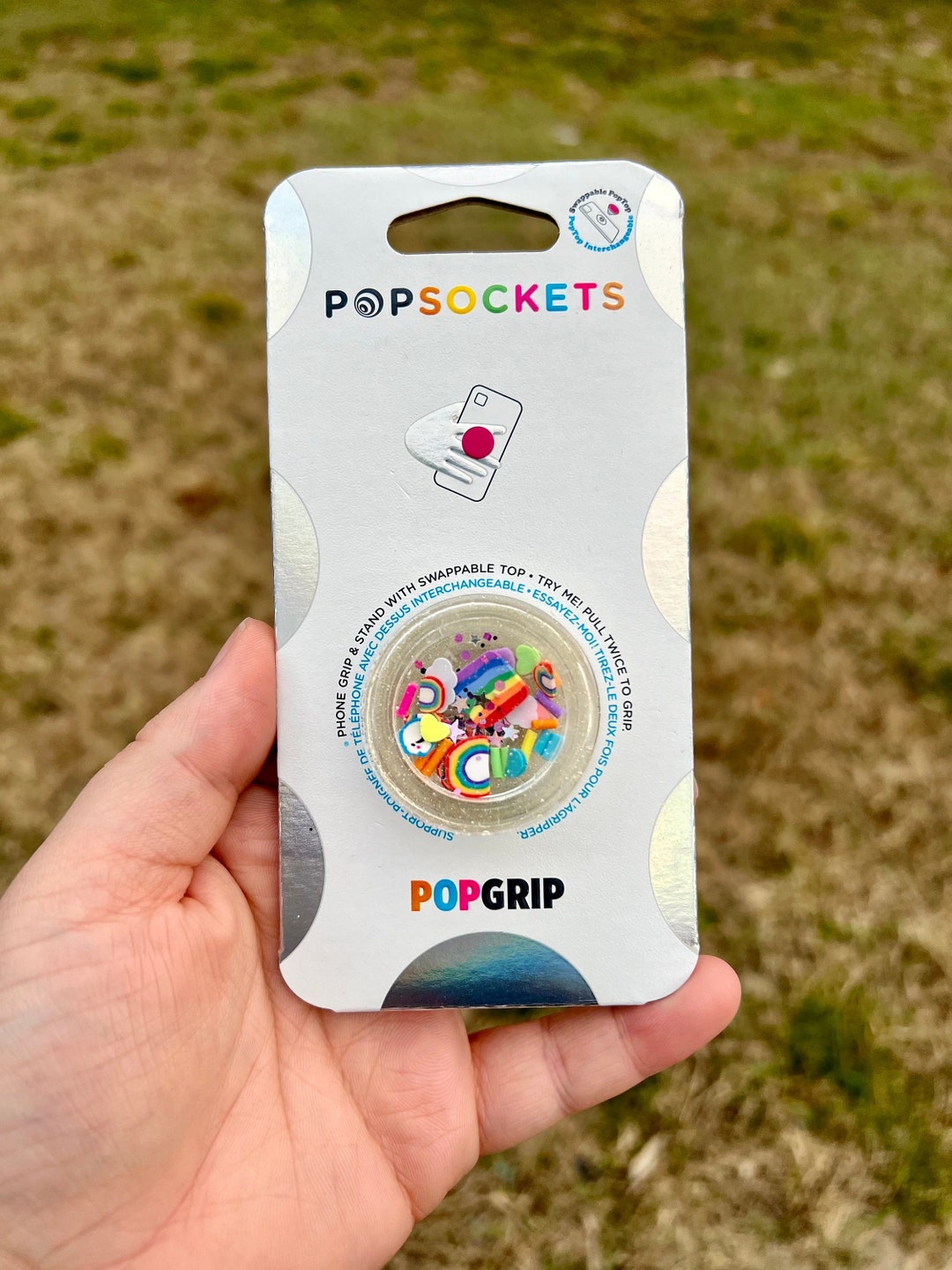 Popsocket™ Pop Grip RAINBOW DREAM Phone Grip Sweet Cloud Glitter Gift ...