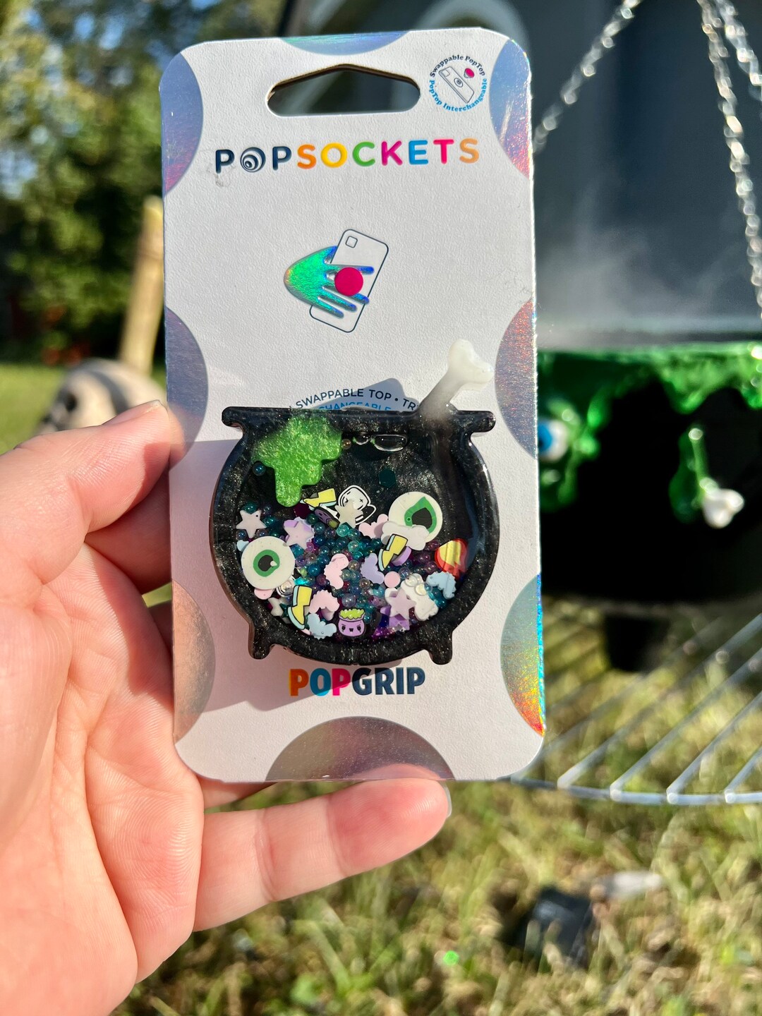 Popsocket™ Popgrip Phone Grip BUBBLING CAULDRON Shaker| Swappable Top ...