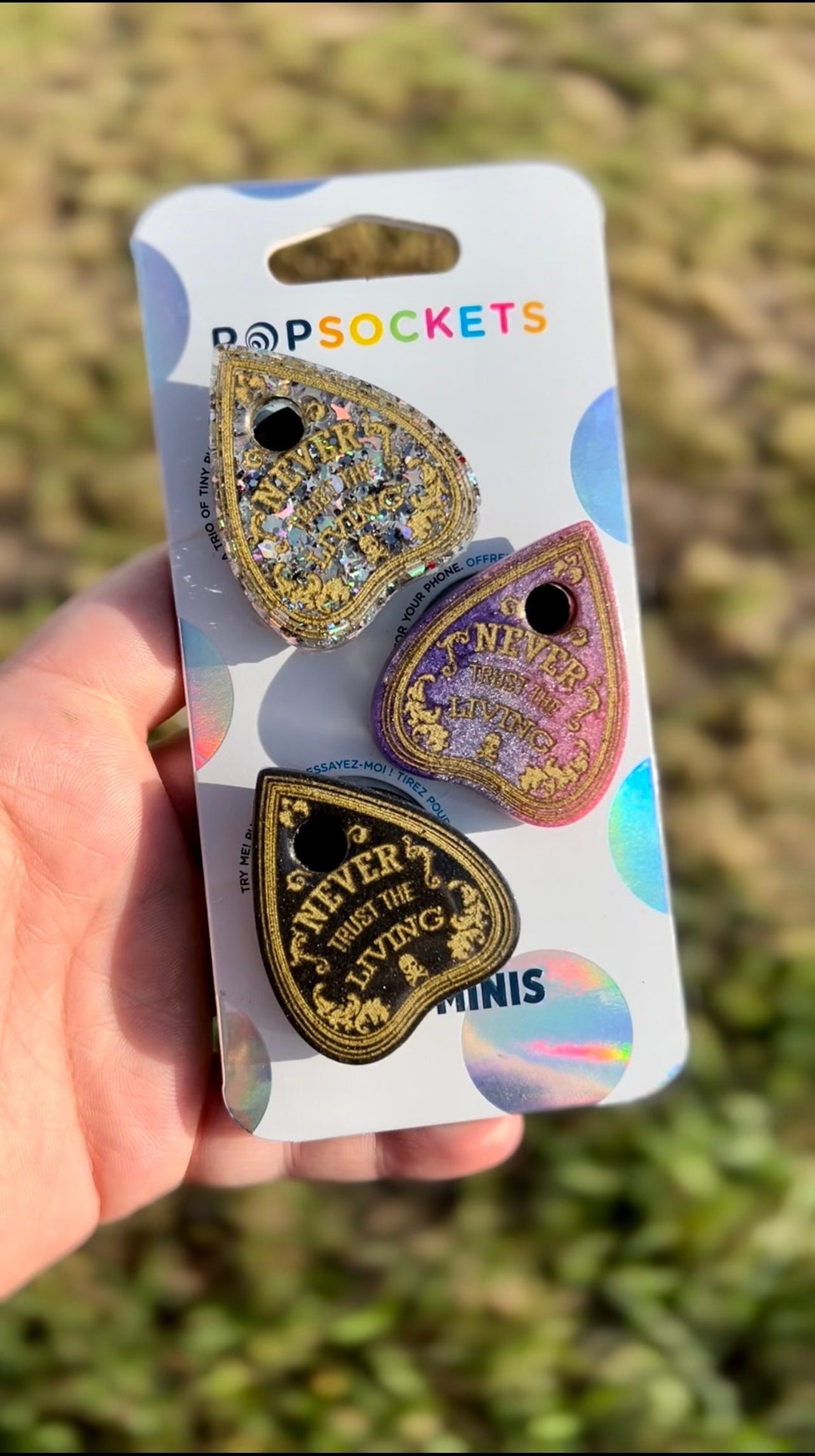 Popsocket™ Popminis Phone or Tablet Grip Ouija Planchette | Never Trust ...