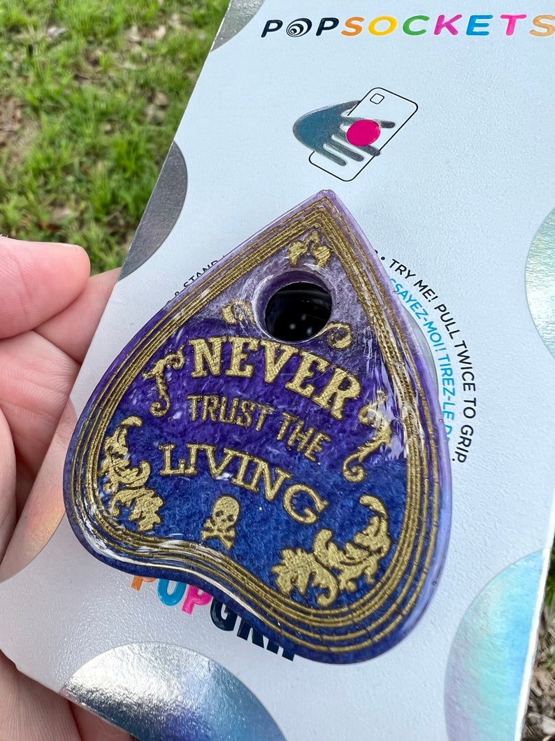Popsocket Pop Grip Swappable Never Trust the Living Spooky - Etsy