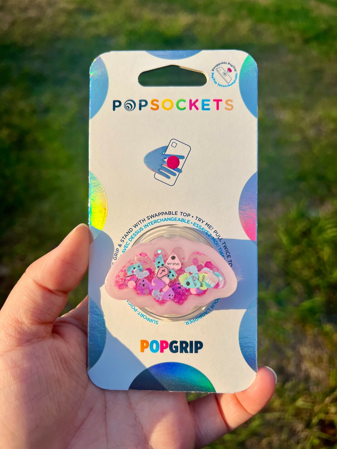 Popsocket™ Pop Grip PASTEL BATTY Bat Kawaii Kowai Spooky Ouija Glitter ...