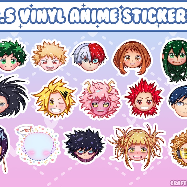 Mha Stickers - Etsy