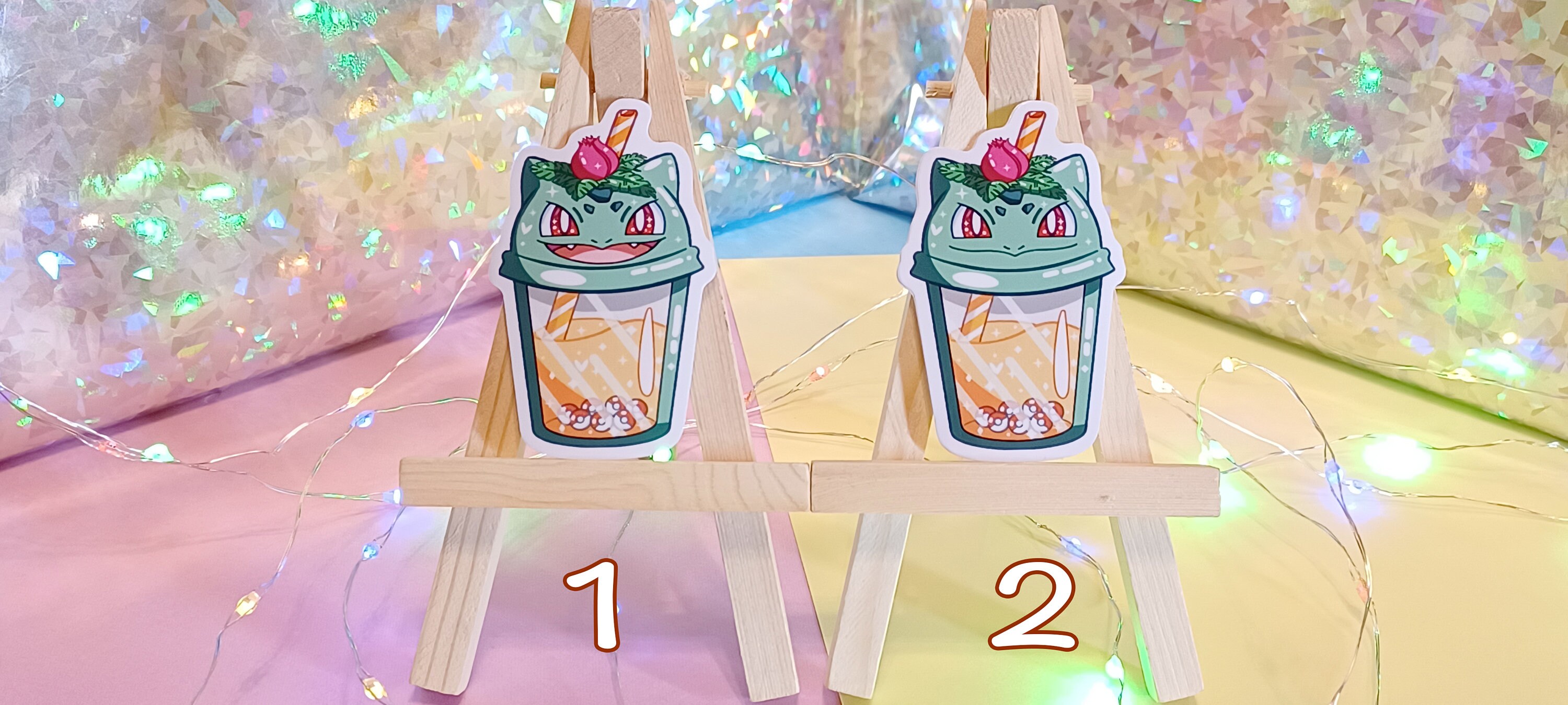 Pokemon Boba Cup Die Cut Glossy Sticker Collection Boba - Etsy