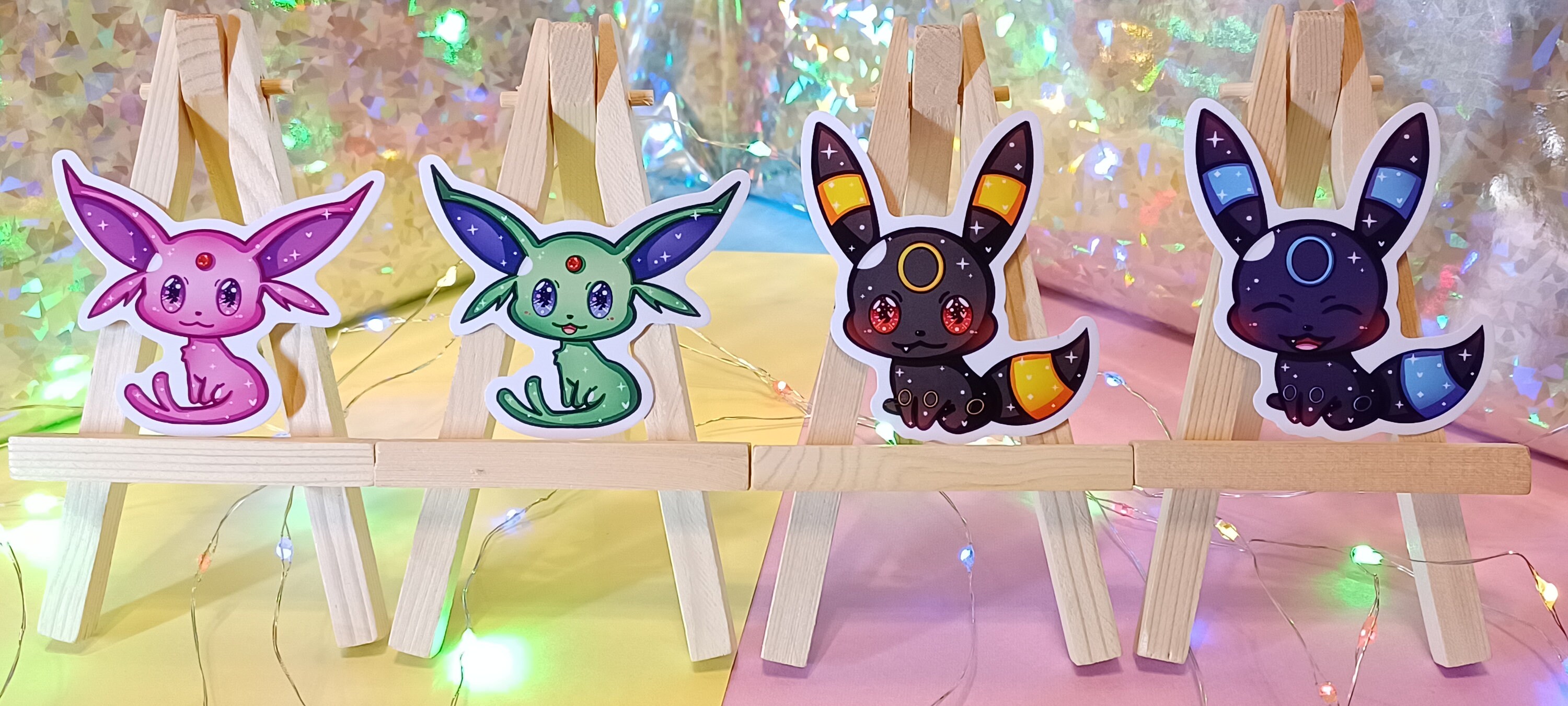 Eeveelutions Pokemon Vinyl Stickers Vinyl Die Cut Glossy Stickers ...