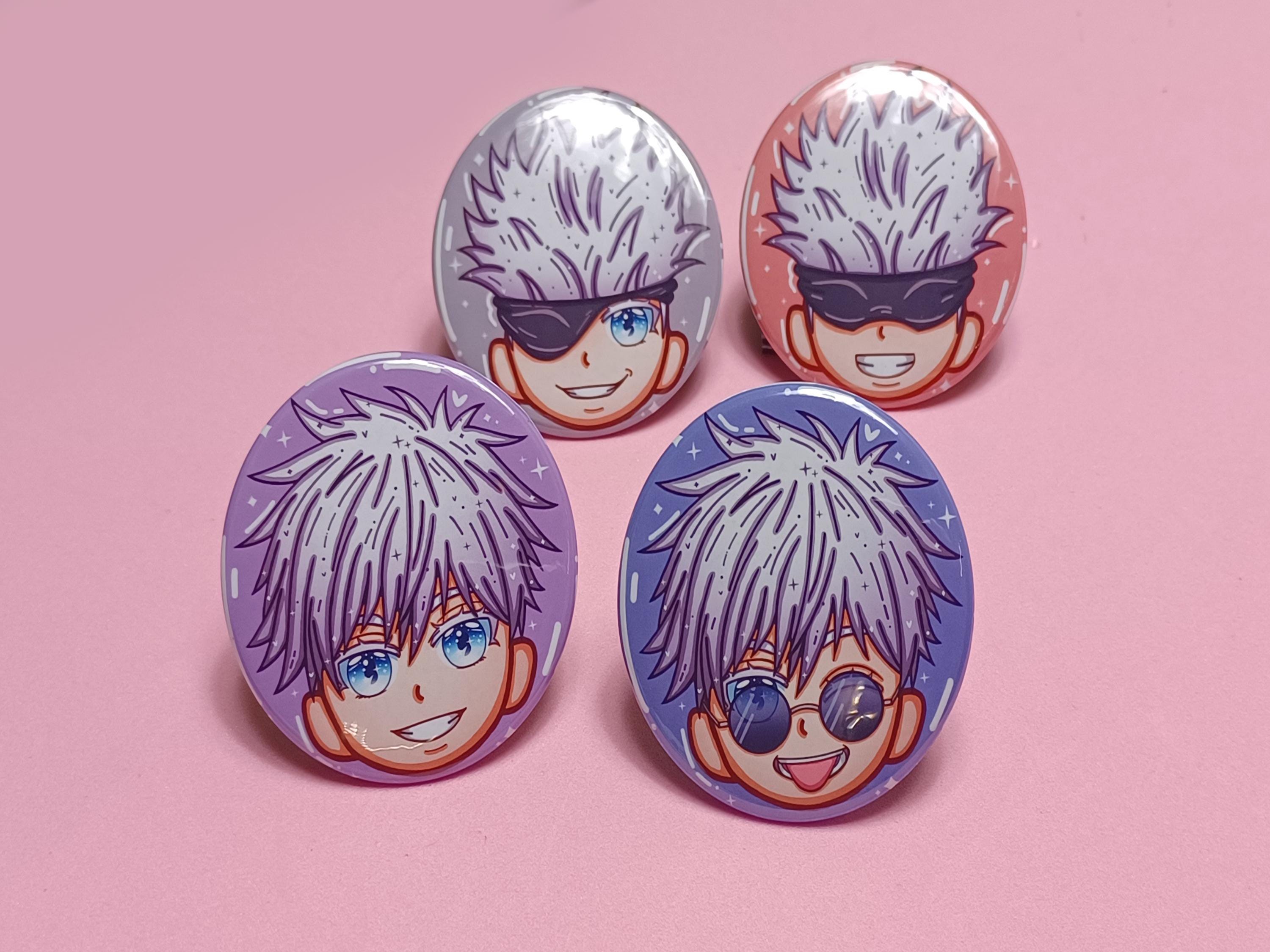 JJK | Sorcerer | Cursed Spirit | Button Pins | Anime | - Etsy
