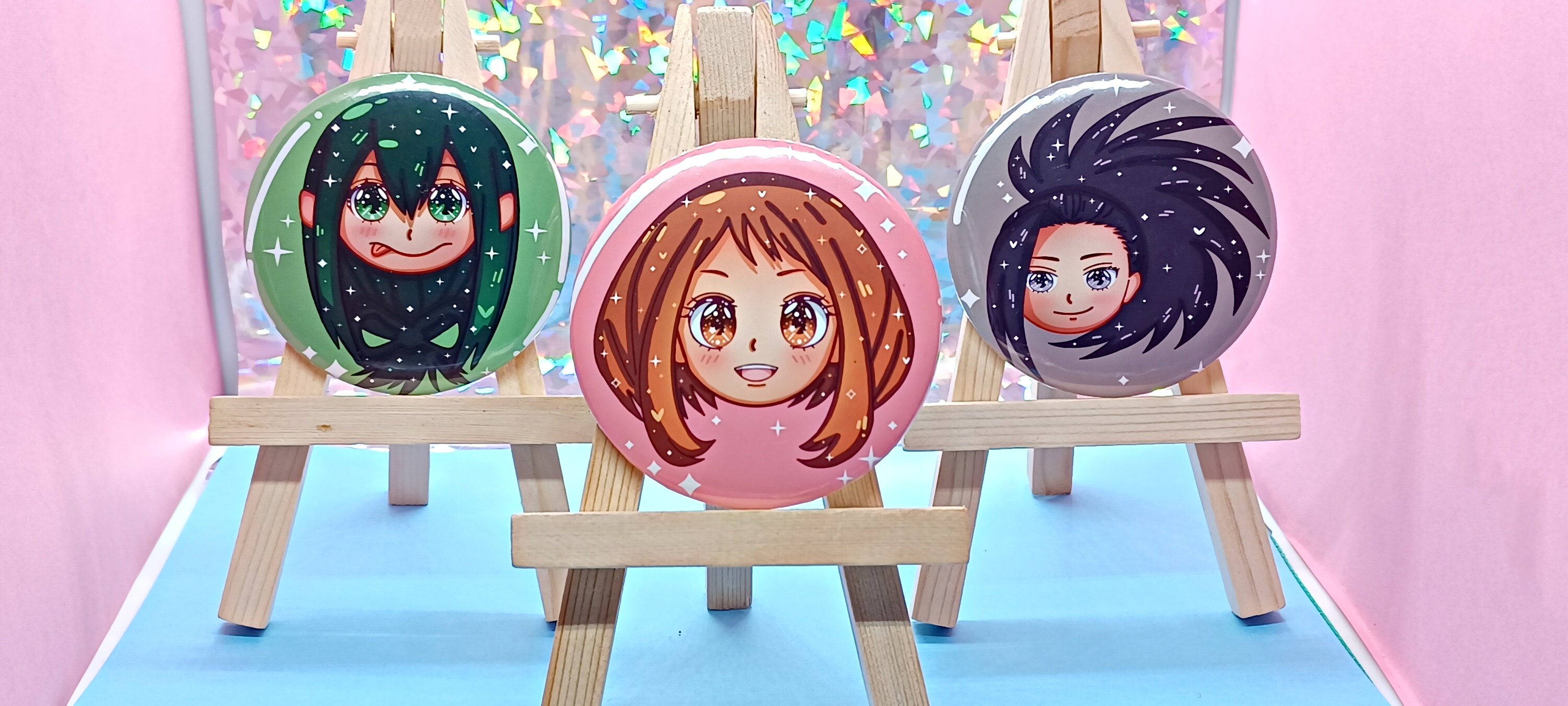 MHA Button Pins Anime Japanese Brooch Pin Badge - Etsy