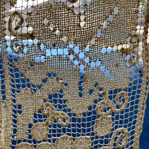 Hand Made Filet Netted Lace for House Hold Furnishings - Etsy