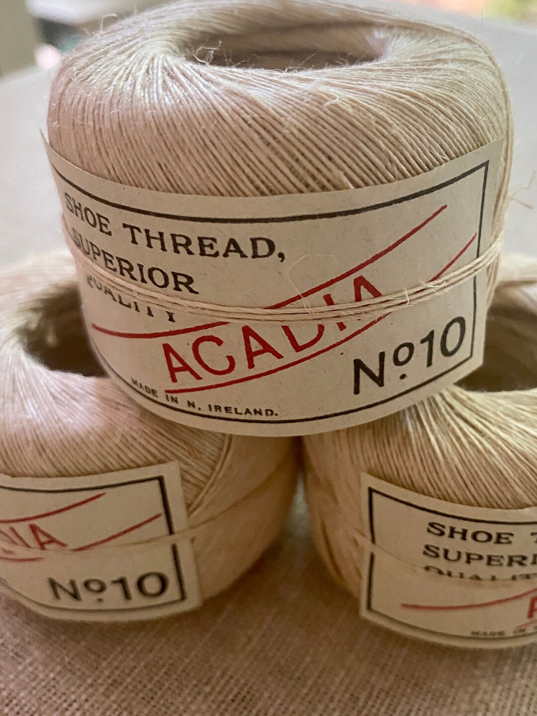 Antique Linen Superior Irish Shoe Thread - Etsy