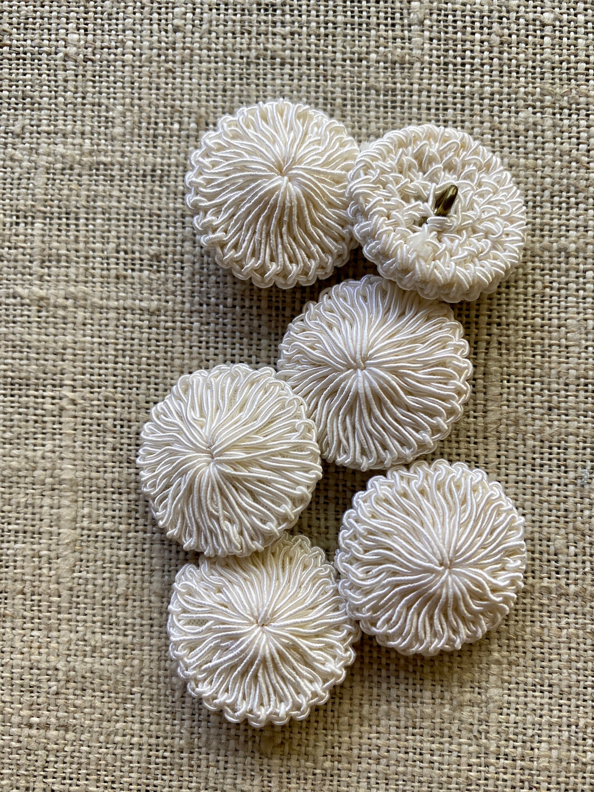 Three Different Choices Crochet Cord Buttons - Etsy