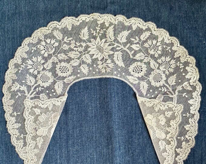 Antique Limerick Lace Collar - Etsy