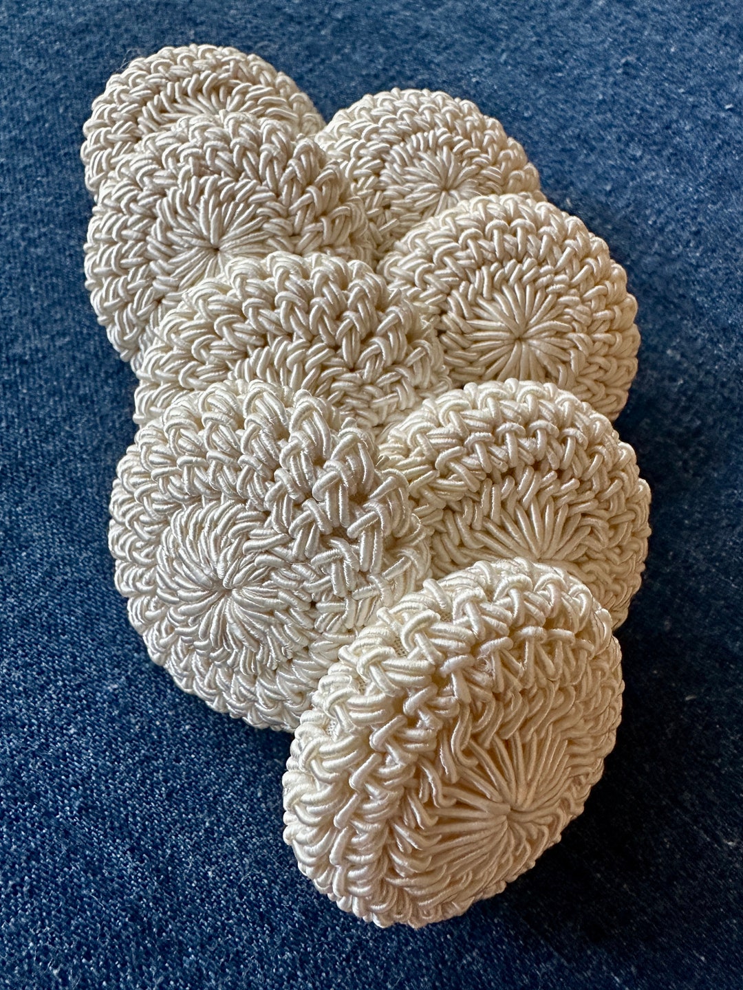 Vintage Unused Crochet Cord Button - Etsy