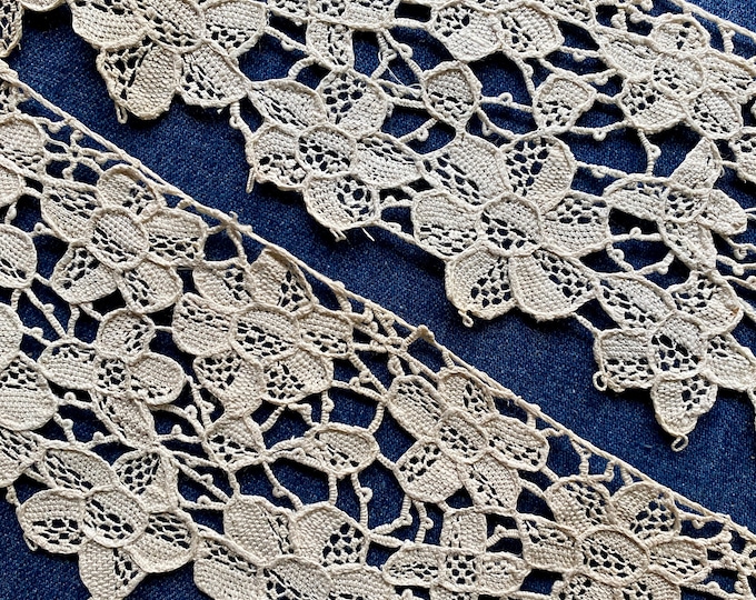 Antique Gros Point Lace / 18th Century Lace / 19th Century Lace ...