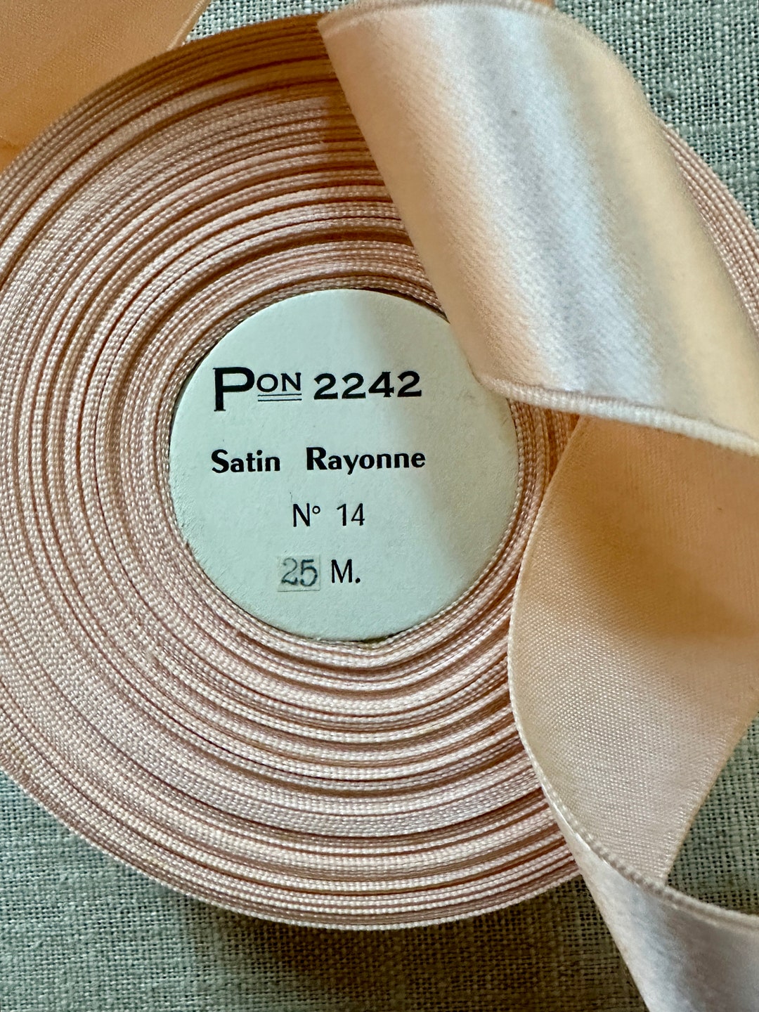 Antique French Ballet Pink Satin Ribbon - Etsy