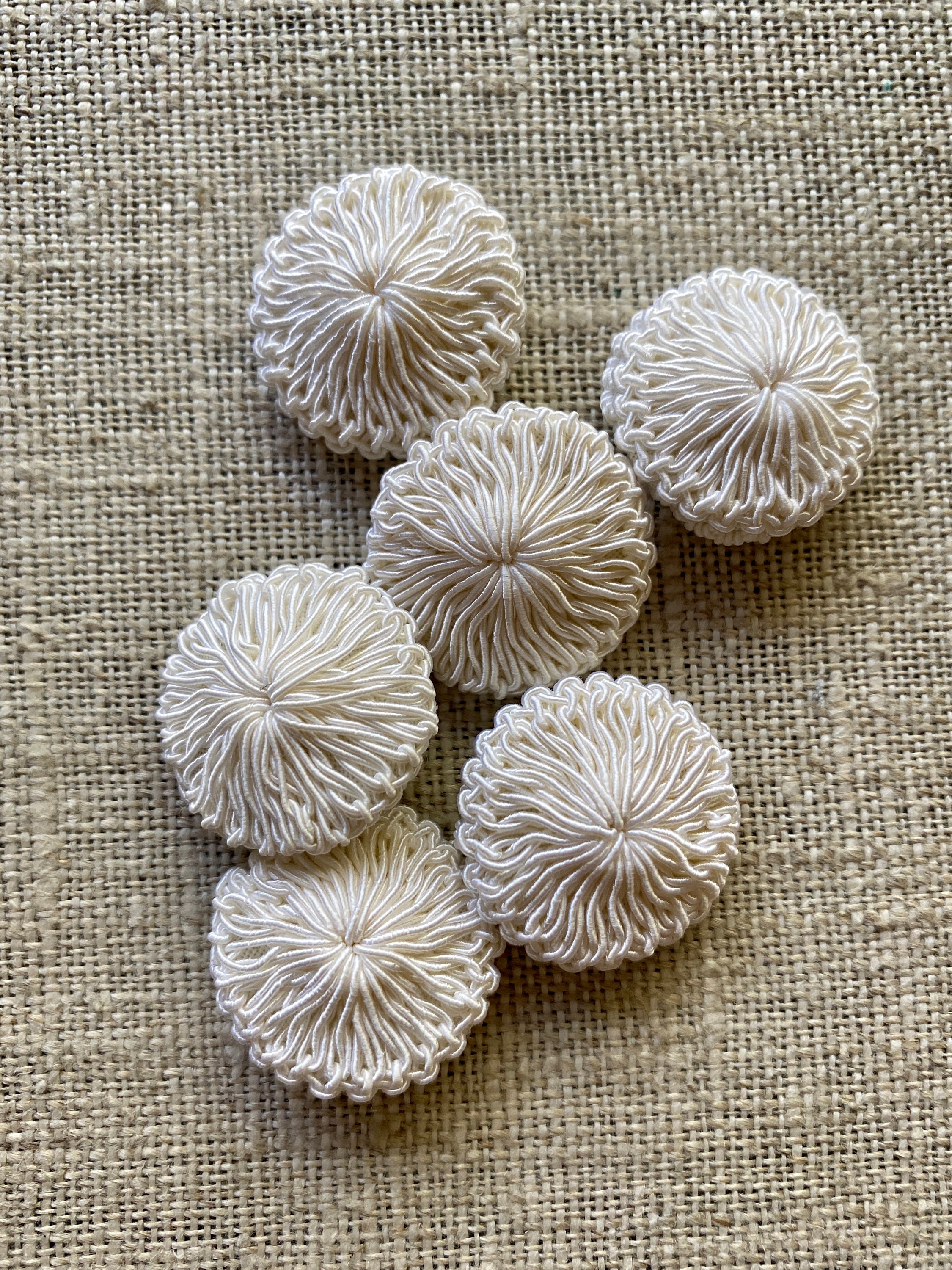Three Different Choices Crochet Cord Buttons - Etsy