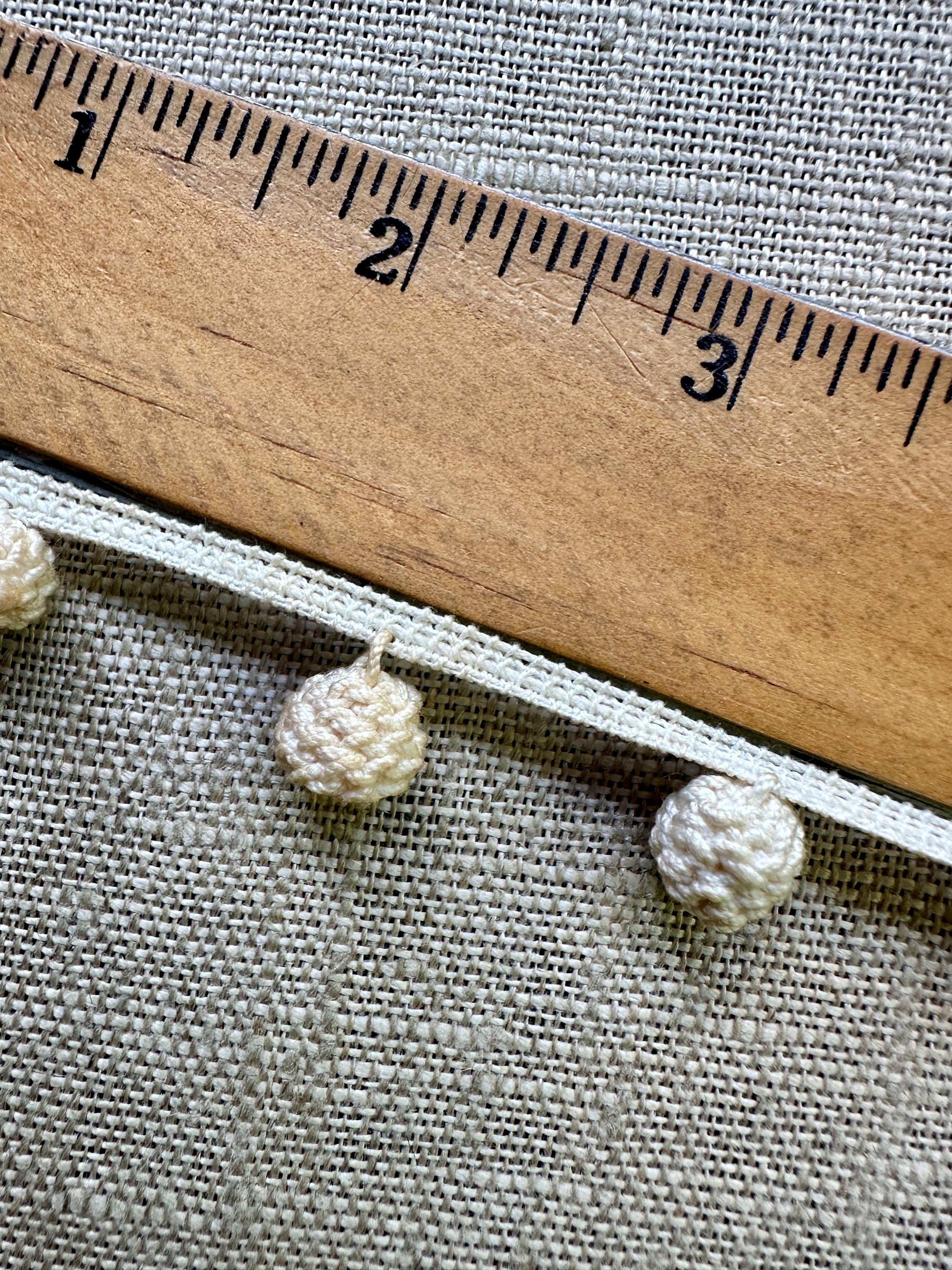 Antique Hand Crocheted Ball Trim - Etsy