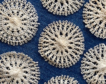 Antique Embroidered Net Lace by the Half Yard - Etsy