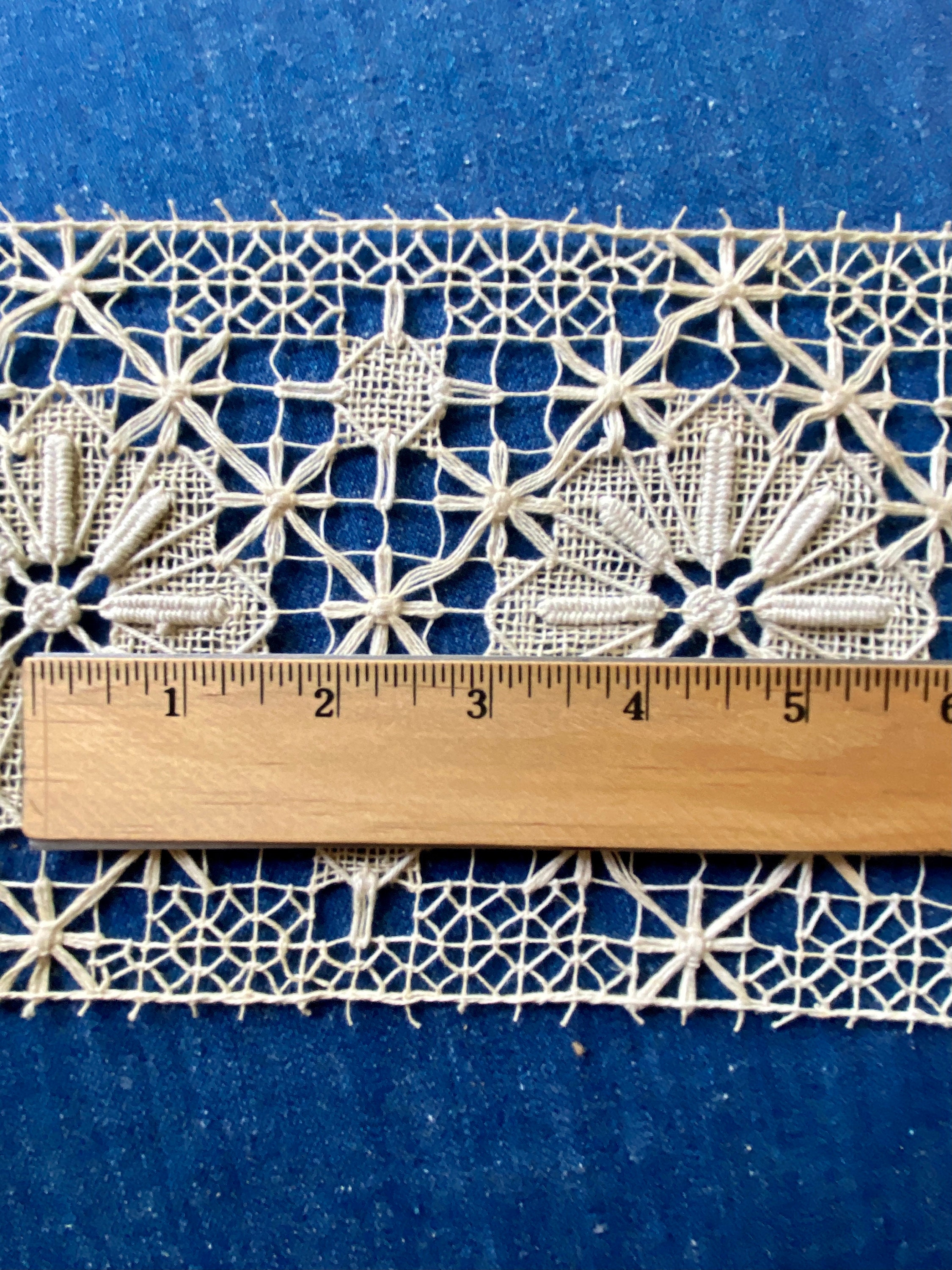 Antique Hand Made Filet/needle Lace Trim by the Yard - Etsy