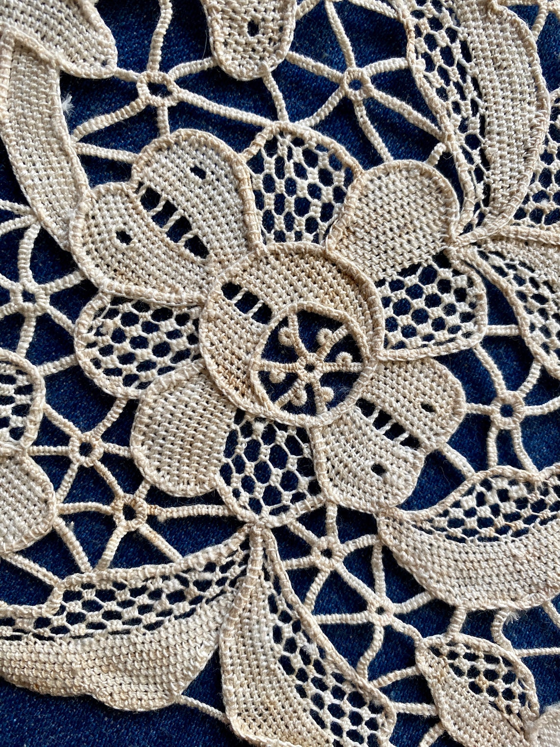 Antique Hand Made Venetian Gros Point Lace - Etsy