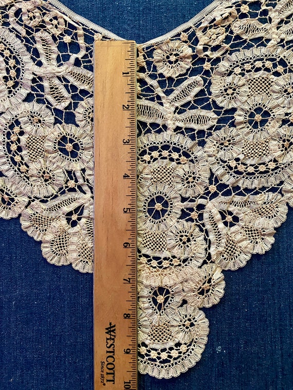 Antique Hand Made Mixed Lace Length - Gem