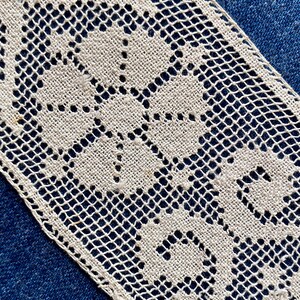 Hand Made Netted Filet Lace by the Yard 2.5 Inch Width - Etsy