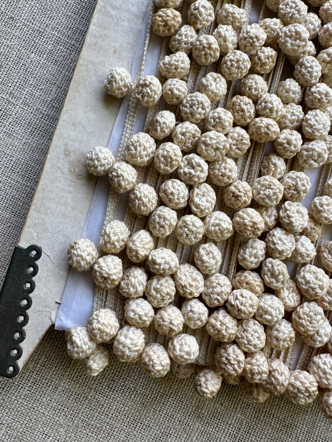 Antique Hand Crocheted Ball Trim - Etsy