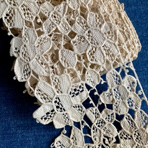 Antique Hand Made Venetian Gros Point Lace Length - Etsy