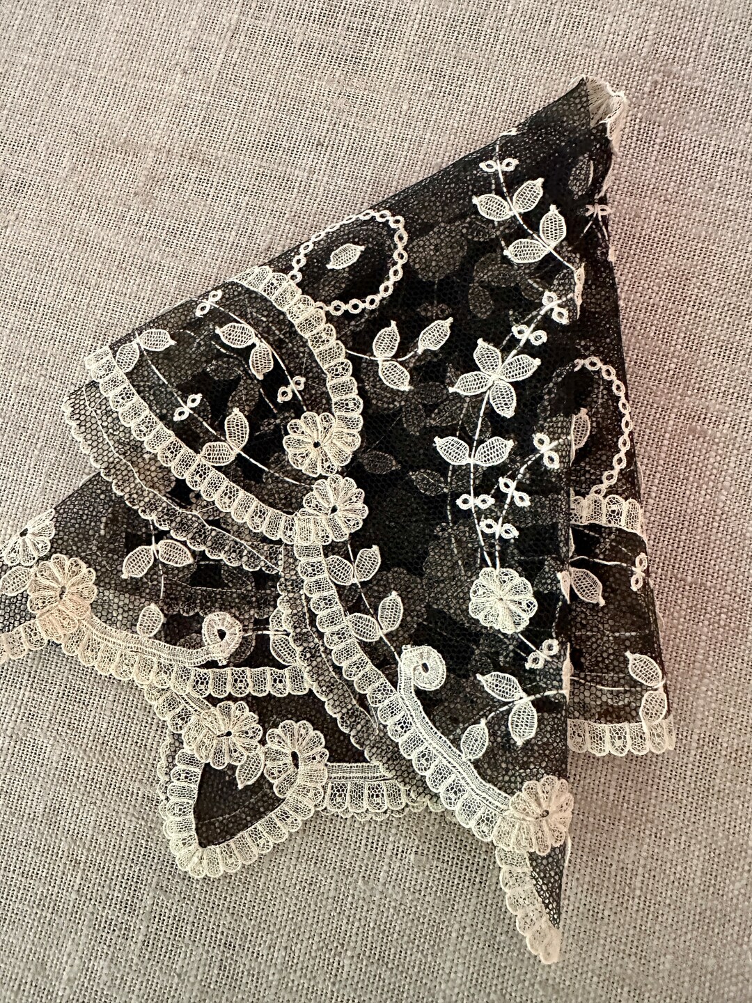 Finest Antique Princess Lace Handkerchief - Etsy