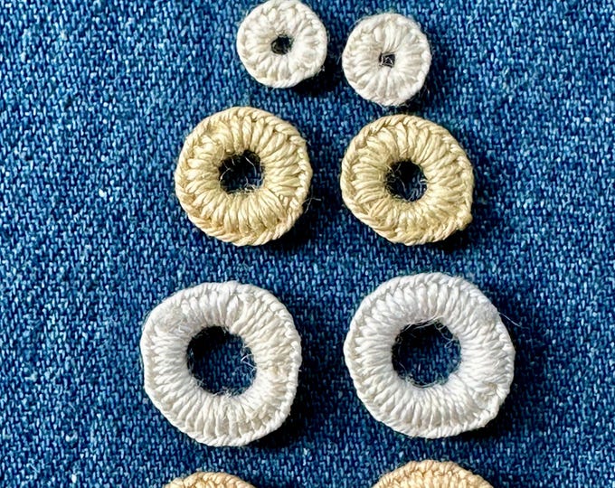 Three Different Choices Crochet Cord Buttons - Etsy