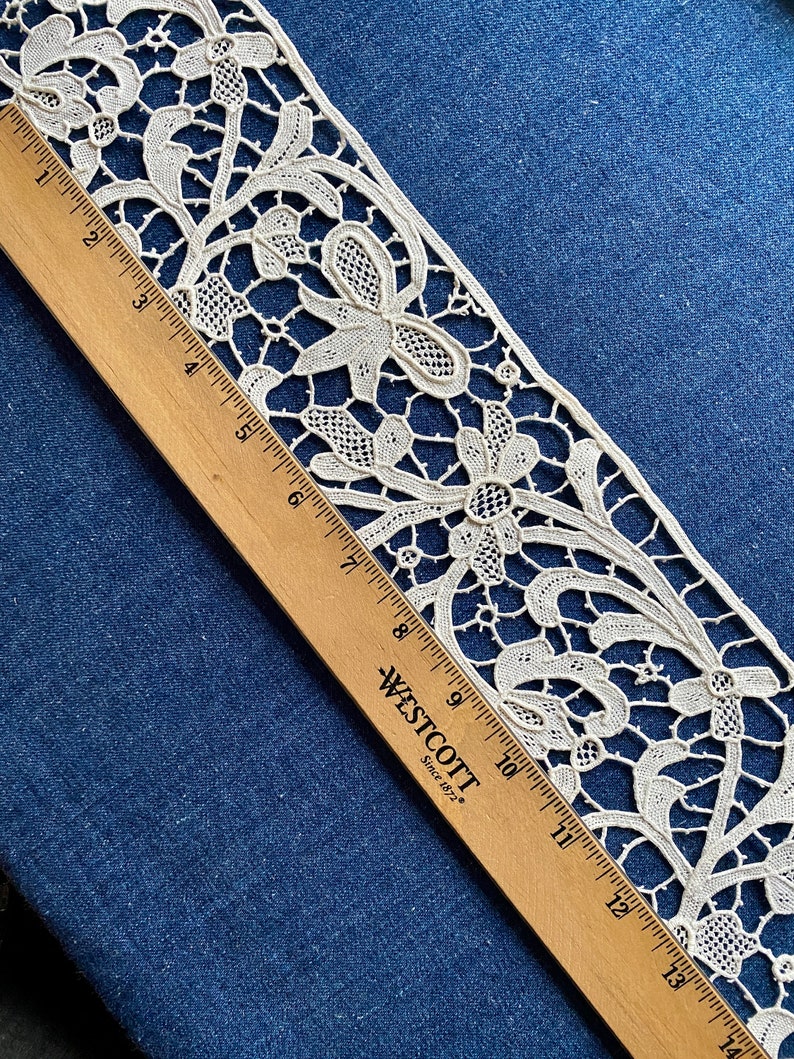 Antique Hand Made Venetian Gros Point Lace - Etsy