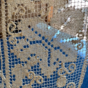 Hand Made Filet Netted Lace for House Hold Furnishings - Etsy