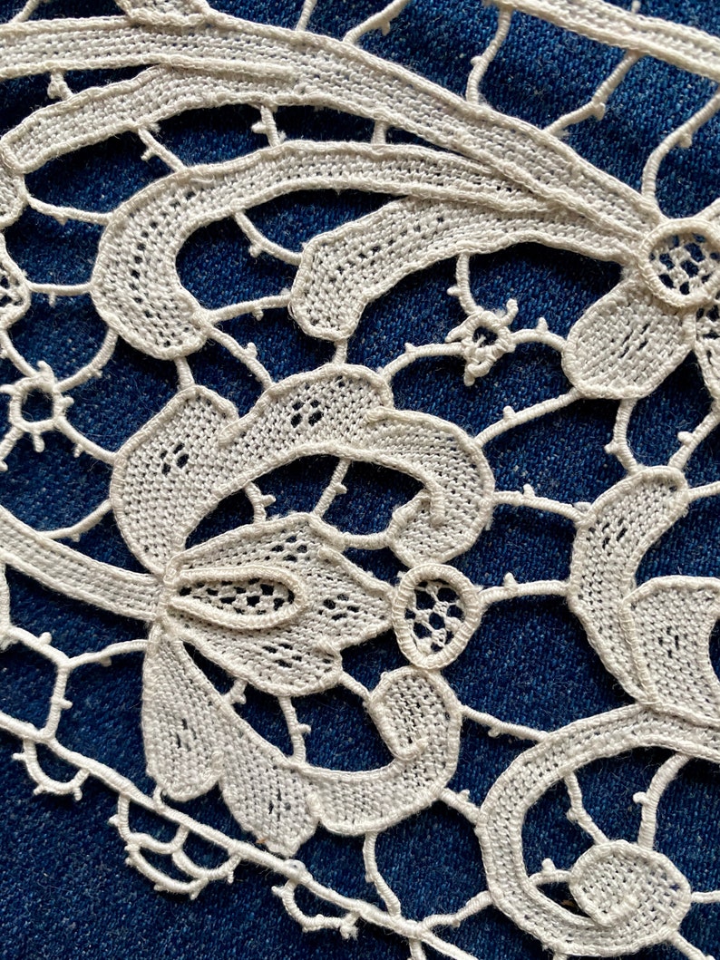 Antique Hand Made Venetian Gros Point Lace - Etsy