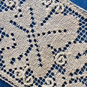 Hand Made Filet Netted Lace for House Hold Furnishings - Etsy
