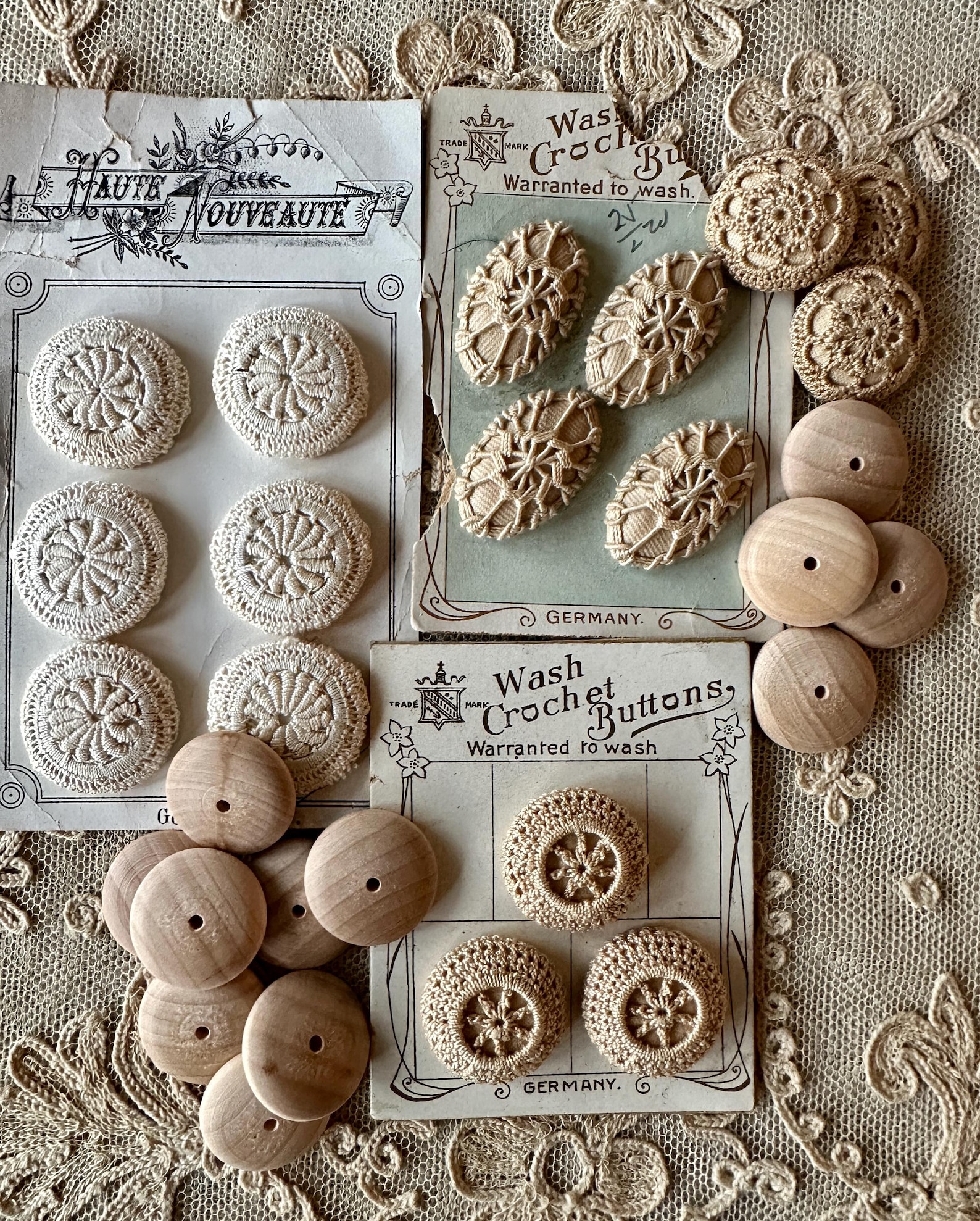 Wooden Button Forms One Dozen - Etsy
