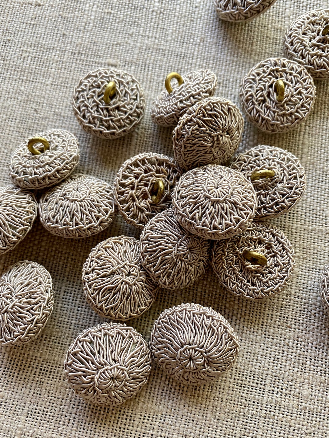 Antique Hand-crocheted Button - Etsy
