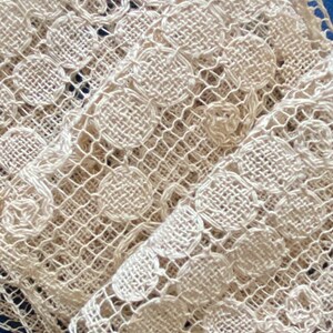 Hand Made Filet Netted Lace for House Hold Furnishings - Etsy
