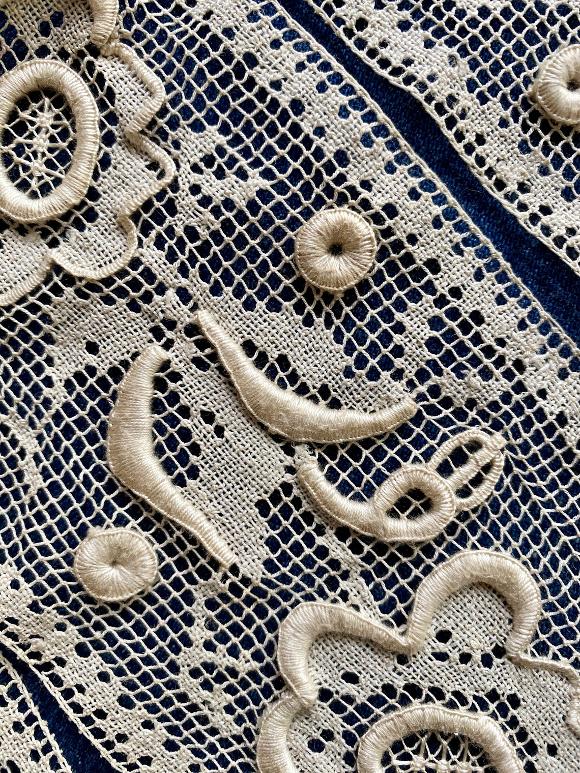 Hand Made Netted Filet Lace by the Yard 3.5 Inch Width - Etsy