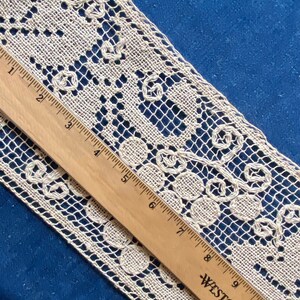Hand Made Filet Netted Lace for House Hold Furnishings - Etsy