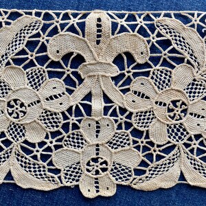 Antique Hand Made Venetian Gros Point Lace - Etsy