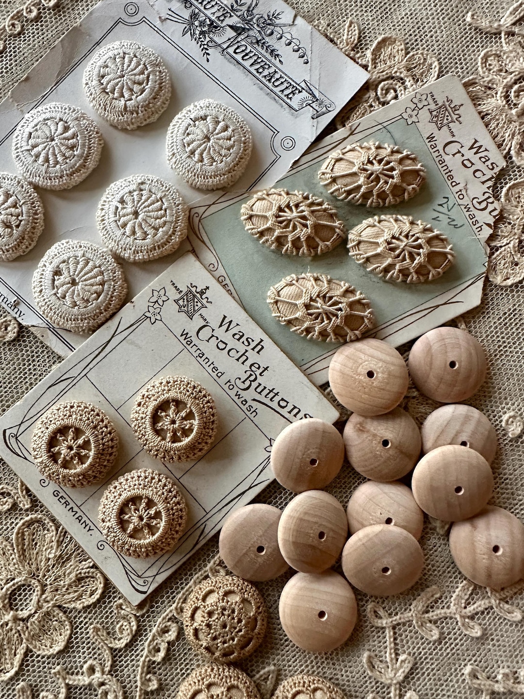 Wooden Button Forms One Dozen - Etsy