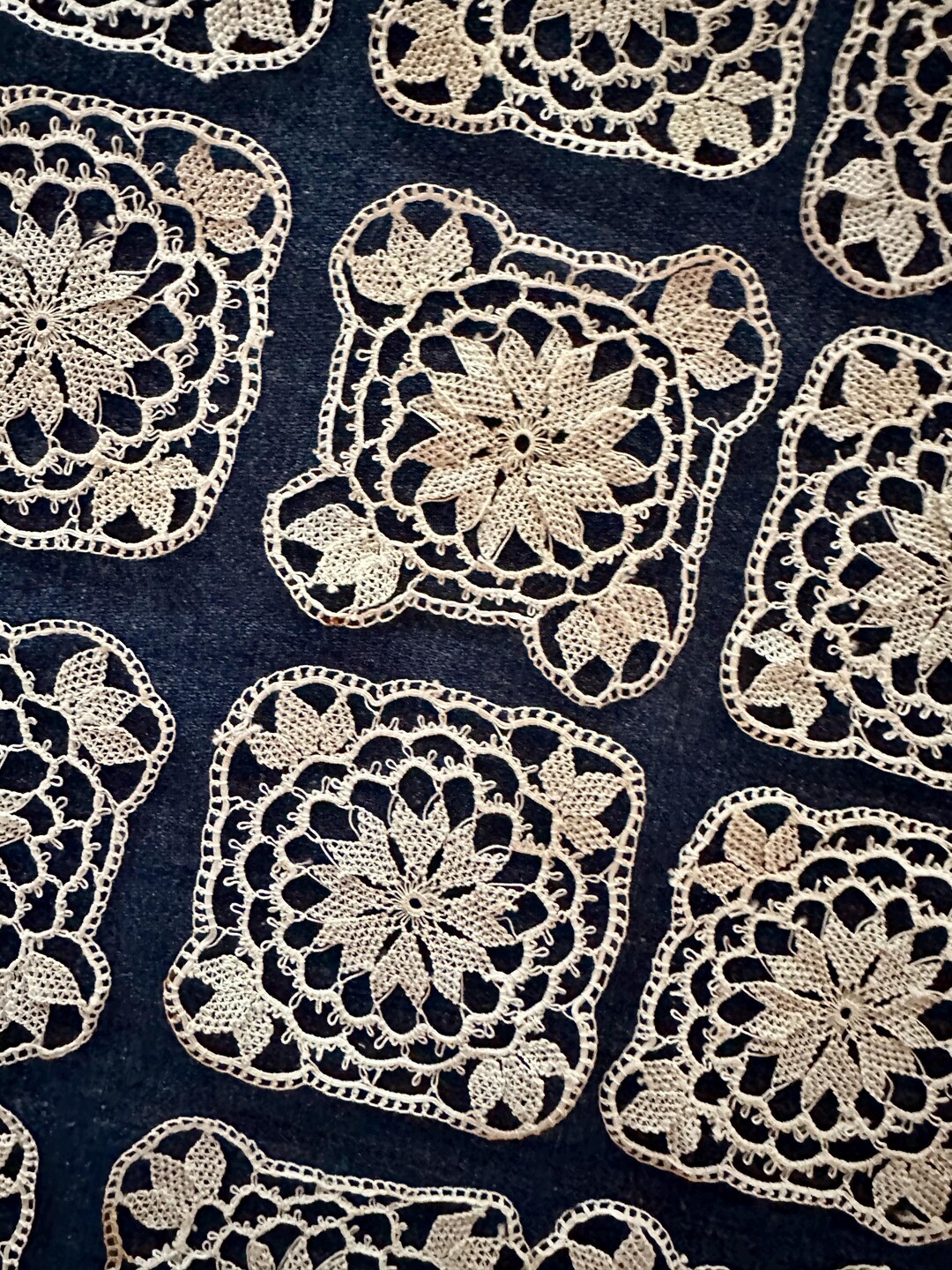 Vintage Hand Made Needle Lace Motifs - Etsy