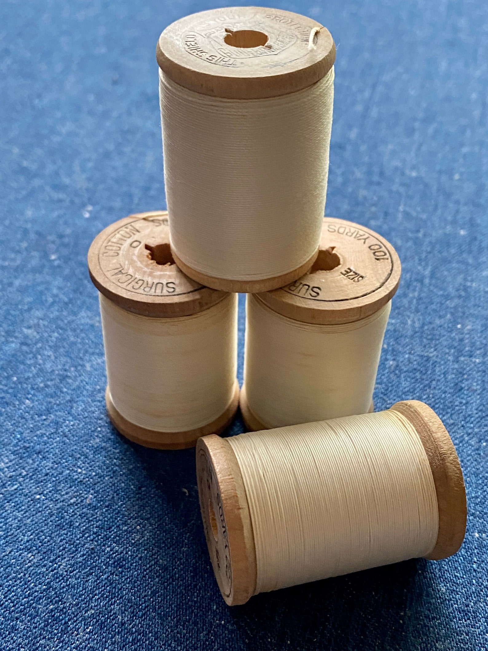 Antique Four Ply Suture Cord 100 Yard Spool | Etsy