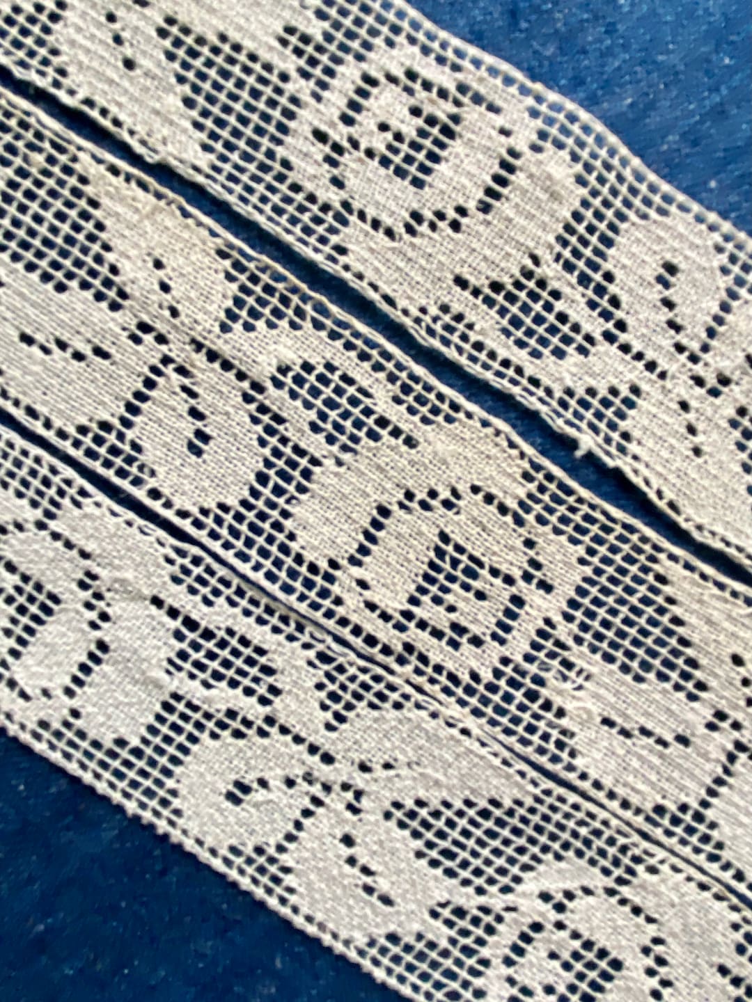 Hand Made Netted Filet Lace by the Yard 1.25 Inch Width - Etsy