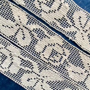 Hand Made Netted Filet Lace by the Yard 1.25 Inch Width - Etsy
