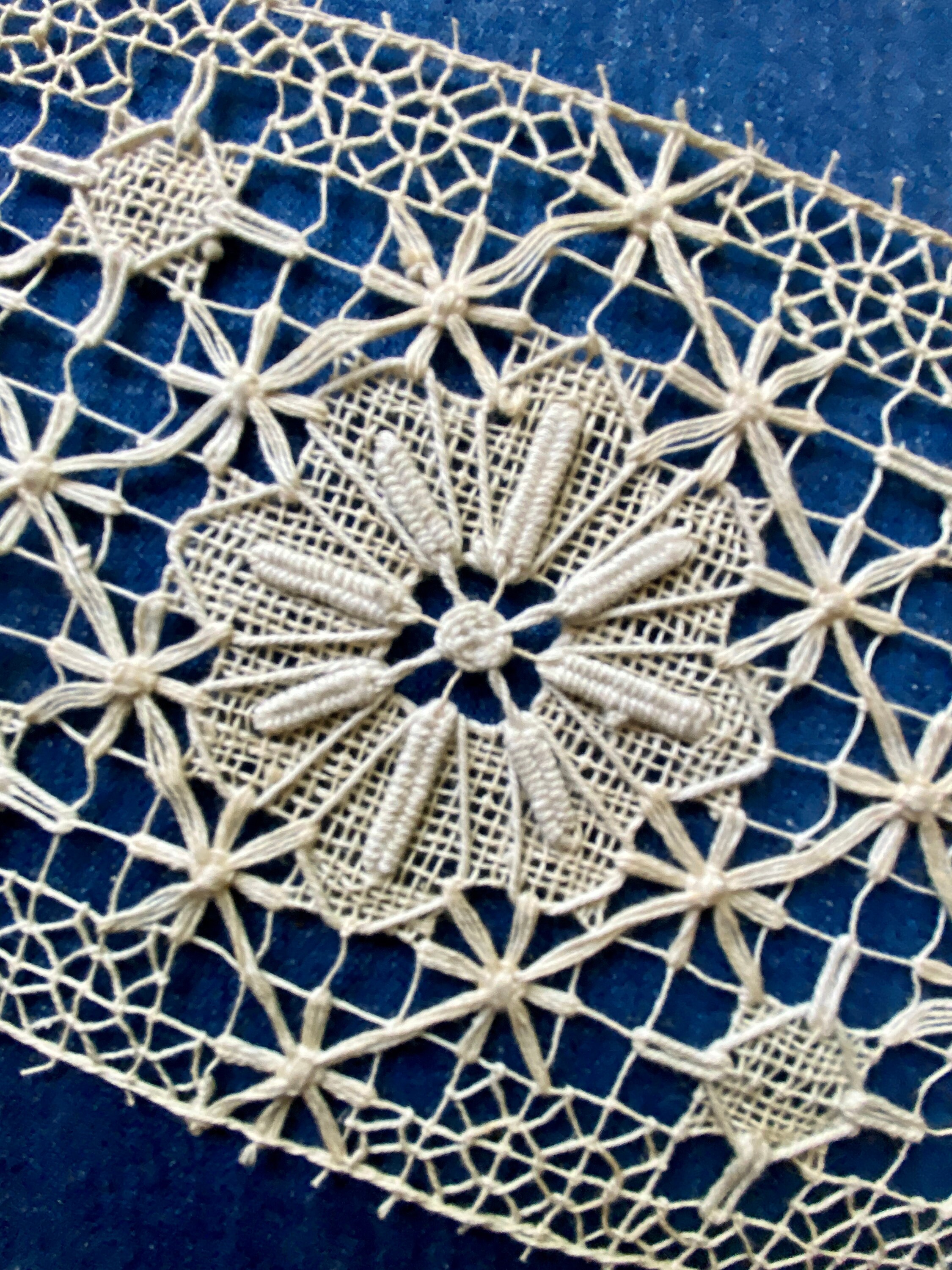 Antique Hand Made Filet/needle Lace Trim by the Yard - Etsy